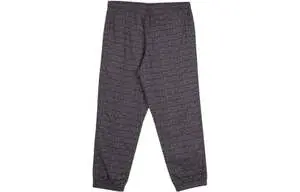 Nike Jacquard Logo Pattern Bundle Feet Woven Casual Pants/trousers Dark Red