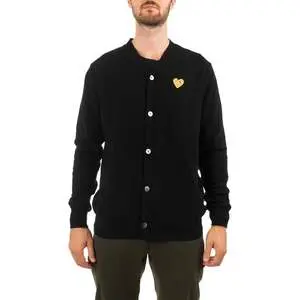 Play Comme Des Garcon Cardigan - Black