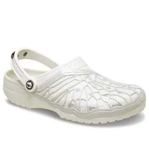 CROCS X Swarovski Embellished Classic Clogs - Ivory