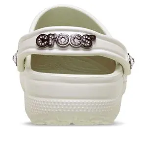 CROCS X Swarovski Embellished Classic Clogs - Ivory