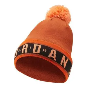 JORDAN Cuffed Pom Beanie - Orange
