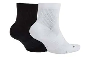 Nike Multiplier Running Ankle Socks 2 Pair Pack