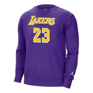 JORDAN Los Angeles Lakers Crewneck - Purple