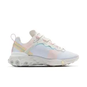 Nike React Element 55 Light Blue Pink Sneakers - Blue/pink