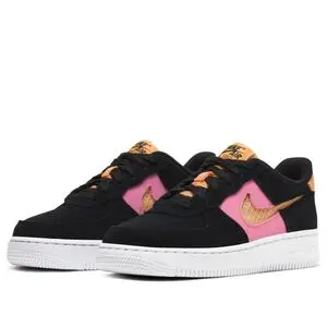 Nike Force 1 Low "black Lotus Pink" Sneakers