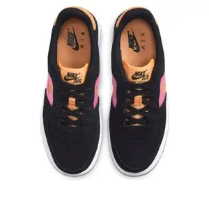 Nike Force 1 Low "black Lotus Pink" Sneakers