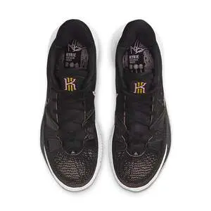 Nike Kyrie "ripple Effect" Mid Top Basketball Shoes - Black/white