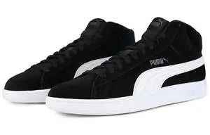 PUMA Smash V2 Mid Sneakers - Black