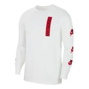 JORDAN Long Sleeves T-shirt Red