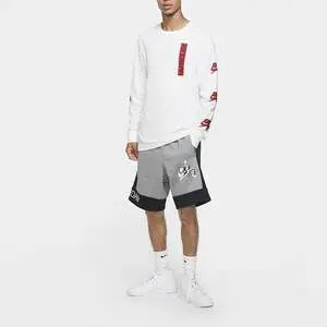 JORDAN Long Sleeves T-shirt Red