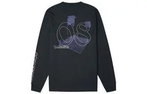 CONVERSE Distorted Court Long Sleeve T-shirt Asia Sizing