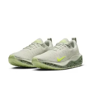 Nike Reactx Infinity Run 4 Premium Athletic Sneakers - Light Bone/barely Volt/cargo Khaki