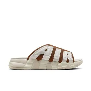 Nike More Uptempo Slides - Brown/sail