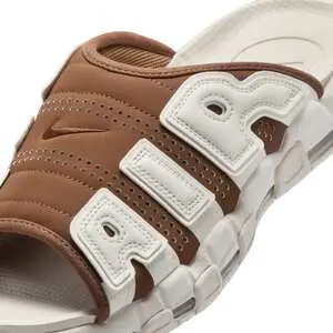 Nike More Uptempo Slides - Brown/sail