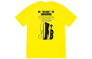 Supreme X The Velvet Underground Short Sleeve Tee - Yellow