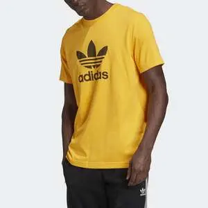 Adidas Originals Trefoil T-shirt Short Sleeve Color - Gold