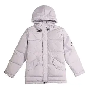JORDAN Air Wings Outdoor Mid-length Hooded Down Jacket - Gray