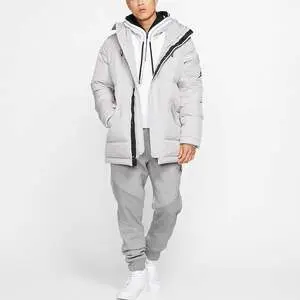 JORDAN Air Wings Outdoor Mid-length Hooded Down Jacket