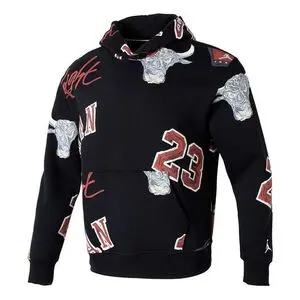 JORDAN Brooklyn Fleece Pullover Hoodie - Black/sail