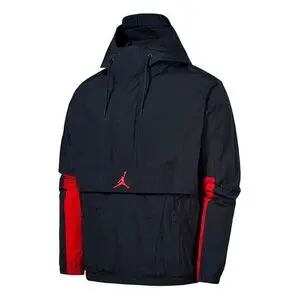 JORDAN Jumpman Classics Logo Hooded Jacket - Black