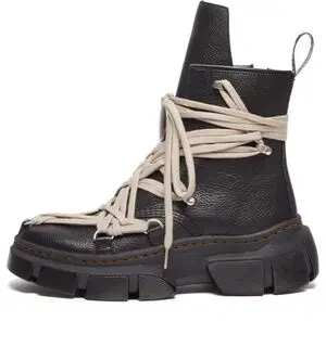 Dr. Martens X Rick Owens 1460 Dmxl Megalace Boots - Black