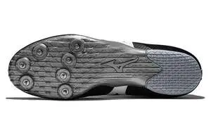 Mizuno X Sprint Metallic Grey Soccer Shoes - Black