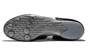 Mizuno X Sprint Metallic Grey Soccer Shoes - Black