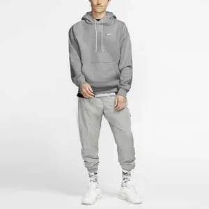 Nike Embroidered Small Logo Hoodie - Graywhite