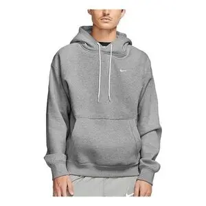 Nike Embroidered Small Logo Hoodie - Graywhite