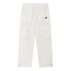 NEW BALANCE Cargo Pants With Logo Detail - White/black