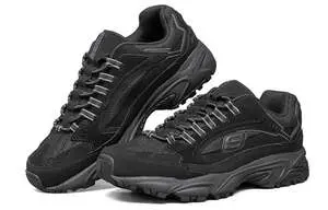 Sketchers Stamina Athletic Sneakers - Black