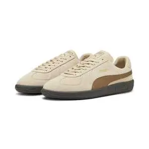 PUMA Army Trainer Suede Sneakers - Beige/chocolate Brown