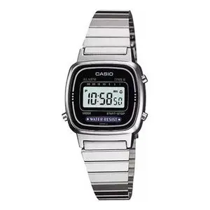 Casio Digital Watch With Stainless Steel Bracelet - Silver
