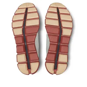 On Cloud X 3 Athletic Sneakers - Beige/burgundy