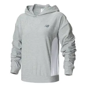 NEW BALANCE Sport Spacedye Fashion Layer Hoodie - Light Grey