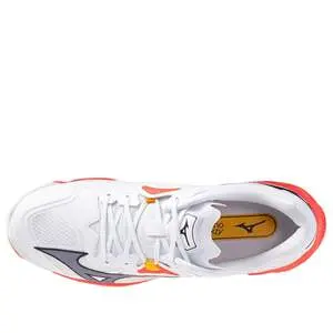 Mizuno Wave Lightning Z8 "daybreaker Pack" Athletic Sneakers - White/fiery Coral/citrus