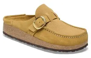 BIRKENSTOCK Buckley Suede Embossed Corduroy Clog