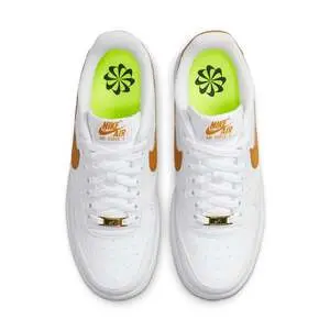 Nike Force 1 Low '07 Next Nature Sneakers - White/gold