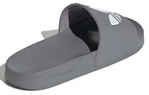 Adidas Adilette Lite Slides With Trefoil Logo - Grey