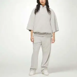 Adidas Basketball Velour 1/2-zip Sweatshirt