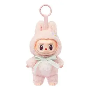 POP MART The Monsters Labubu Mokoko Close To Sweet Pendant - Pink