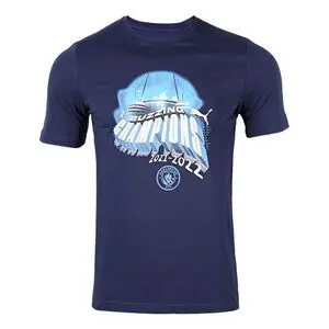 PUMA Mcfc Winners T-shirt - Navy