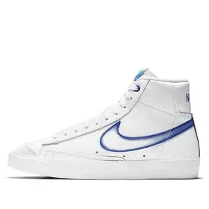 Nike Blazer Mid '77 High Top Sneakers - White/blue