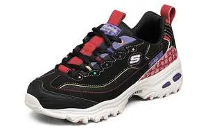 Sketchers D'lites Low Top Sneakers - Black