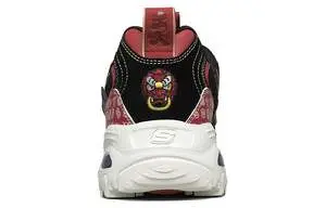 Sketchers D'lites Low Top Sneakers - Black