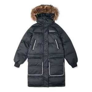 CONVERSE Long Down Jacket - Black