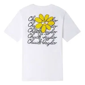CONVERSE Go-to Grow Together T-shirt Asia Sizing 'white - White/yellow/black