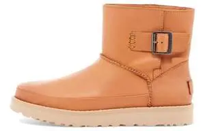 UGG Classic Deconstructed Mini Boots With Buckle Detail