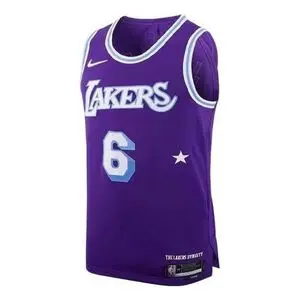 Nike X Nba La Lakers Lebron James 6 Jersey - Purple
