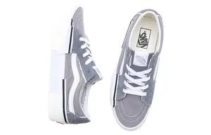 VANS Sk8-low Reconstruct Sneakers - Grey/white